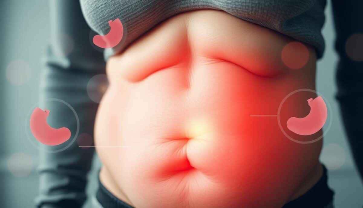 Estômago inchado e doendo: Possíveis causas e como tratar